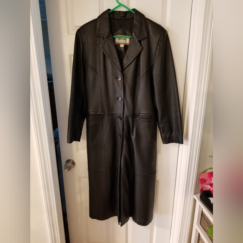 Xl Long Black Butter Soft Leather Jacket - Gem
